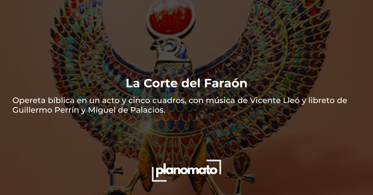 La Corte del Faraón - Planomato