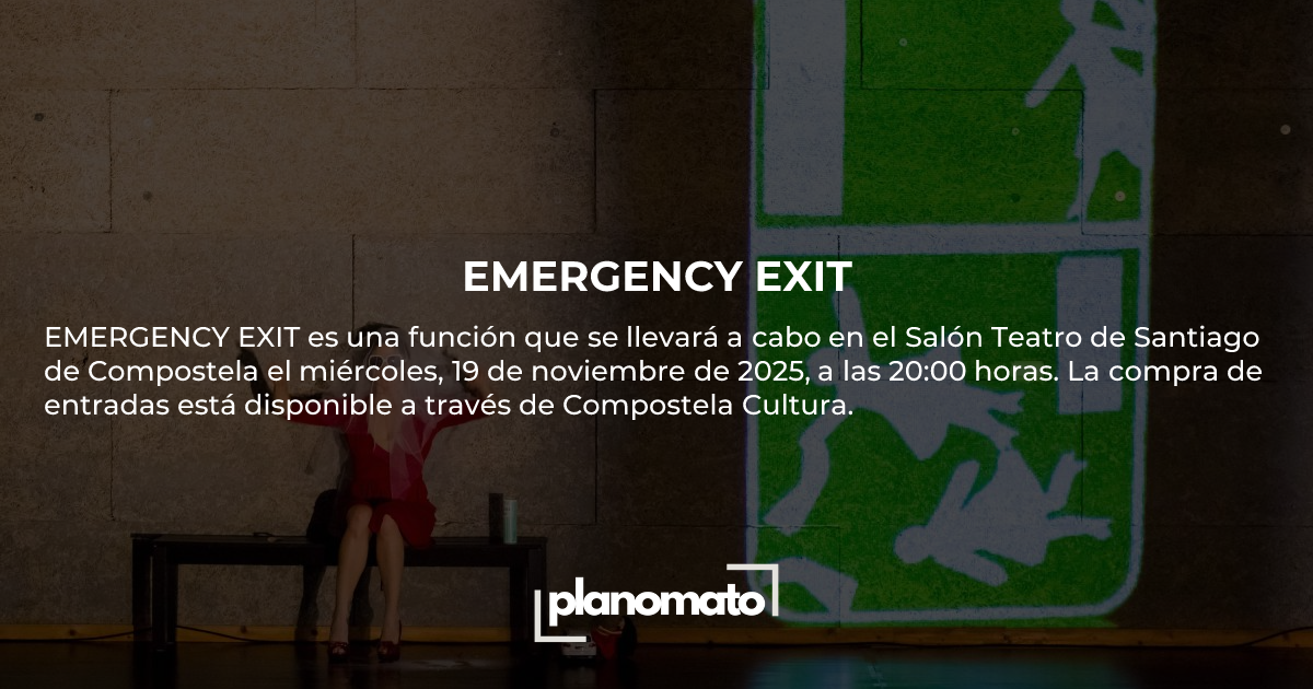 EMERGENCY EXIT - Planomato